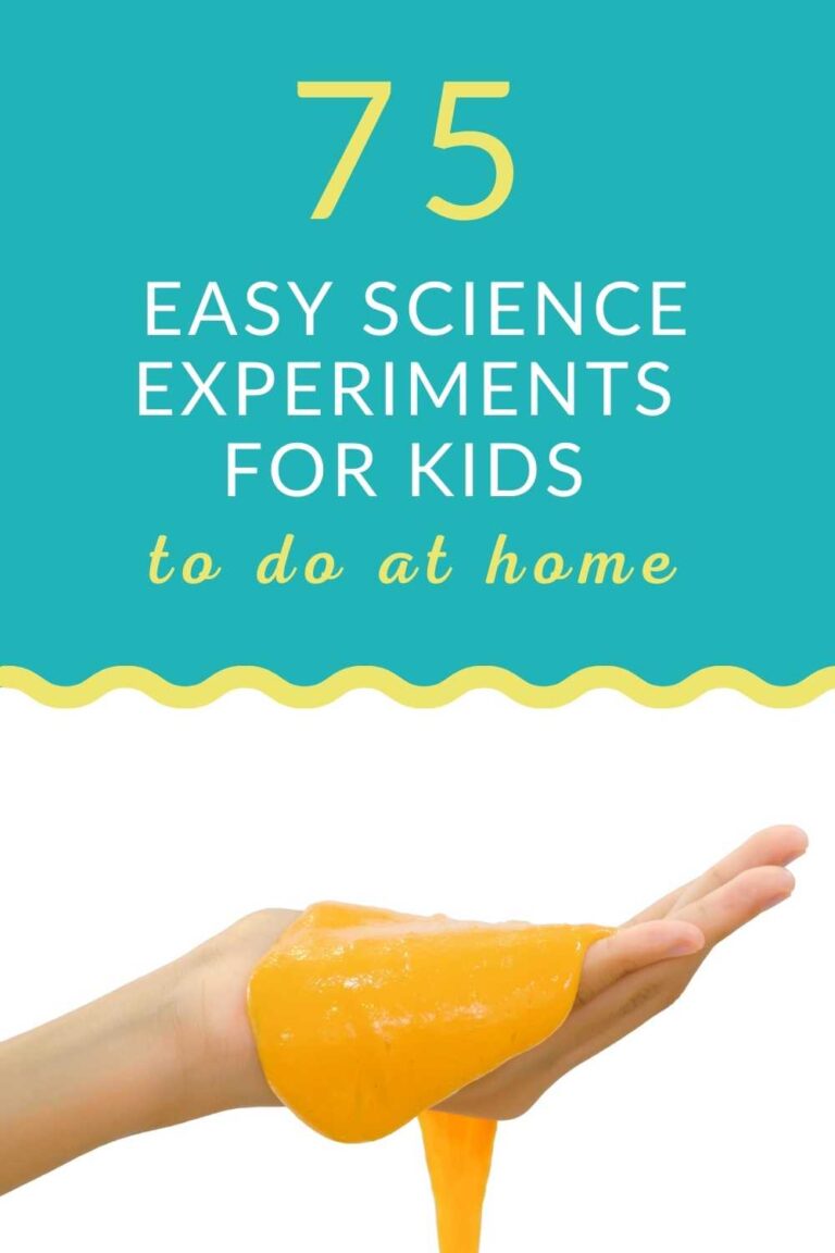 75 Easy Science Experiments for Kids to do at Home (2022) - Milwaukee ...