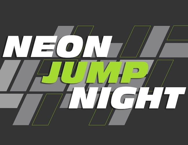 Rockin' Friday Neon Jump Night at Rockin' Jump - Milwaukee With Kids